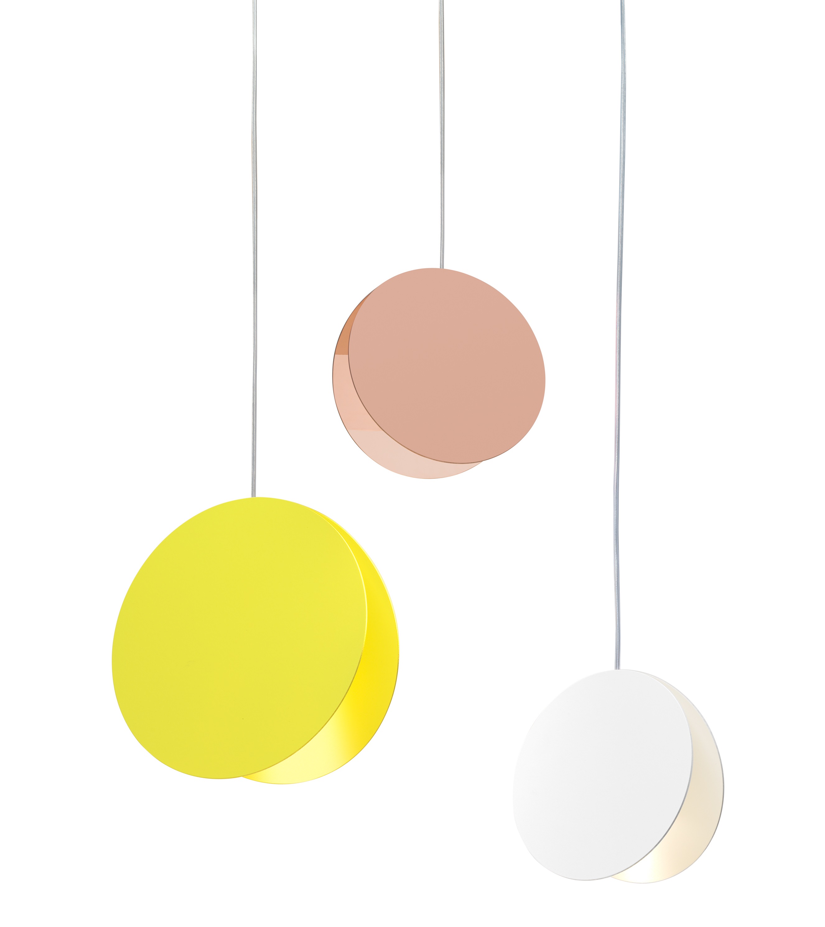 LT05 North suspension e15 - QUICK SHIP | ohne | Ø 23 cm / Stahl weiß ...