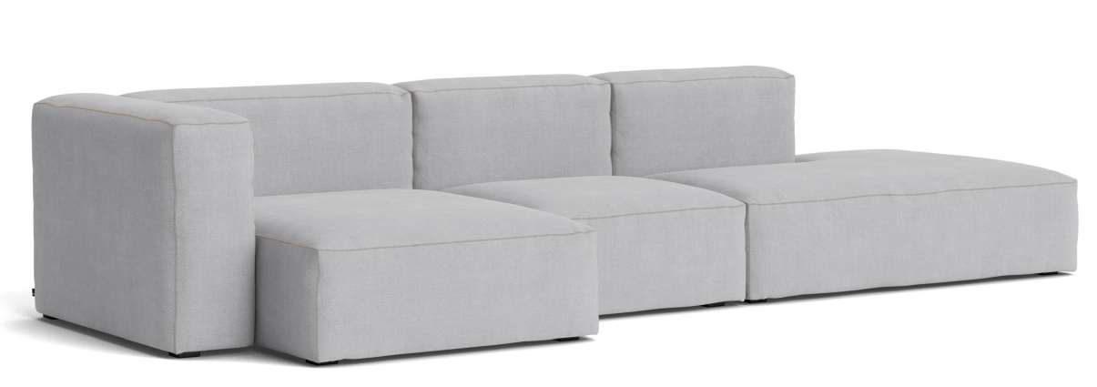 Mags Soft Sofa 3-places Combination 4 avec accoudoir à gauche Hay Tissu ...
