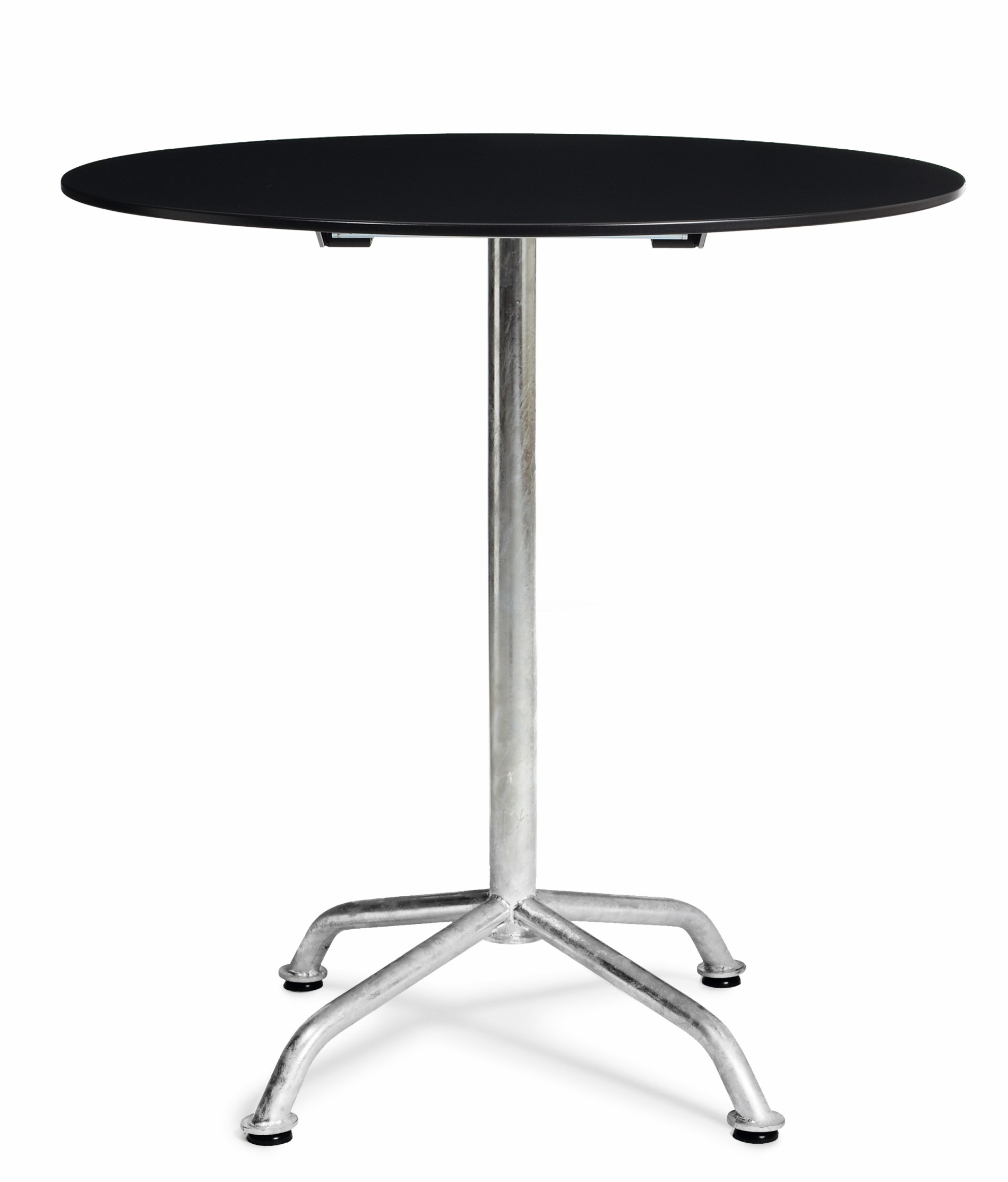 Haefeli table de jardin Outdoor Ø 60 cm Embru Noir graphite RAL 9011 ...